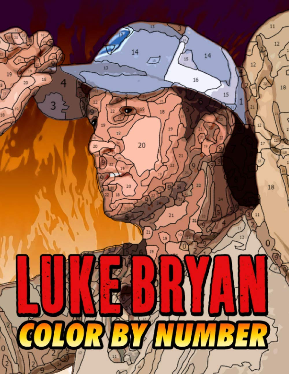 Luke Bryan Color By Number: Academy of Country Music Awards Star ...