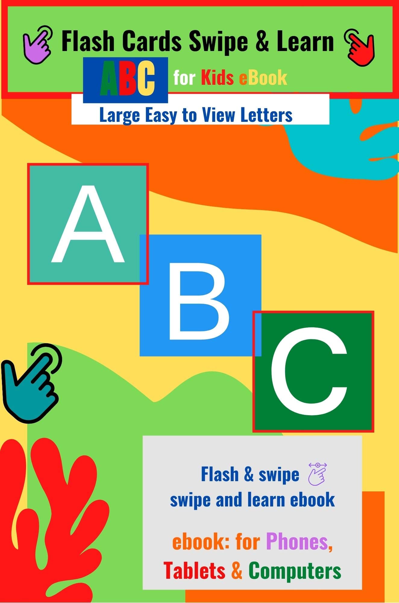 ABC Flash Cards Swipe & Learn for kids | eBook | early education for ...