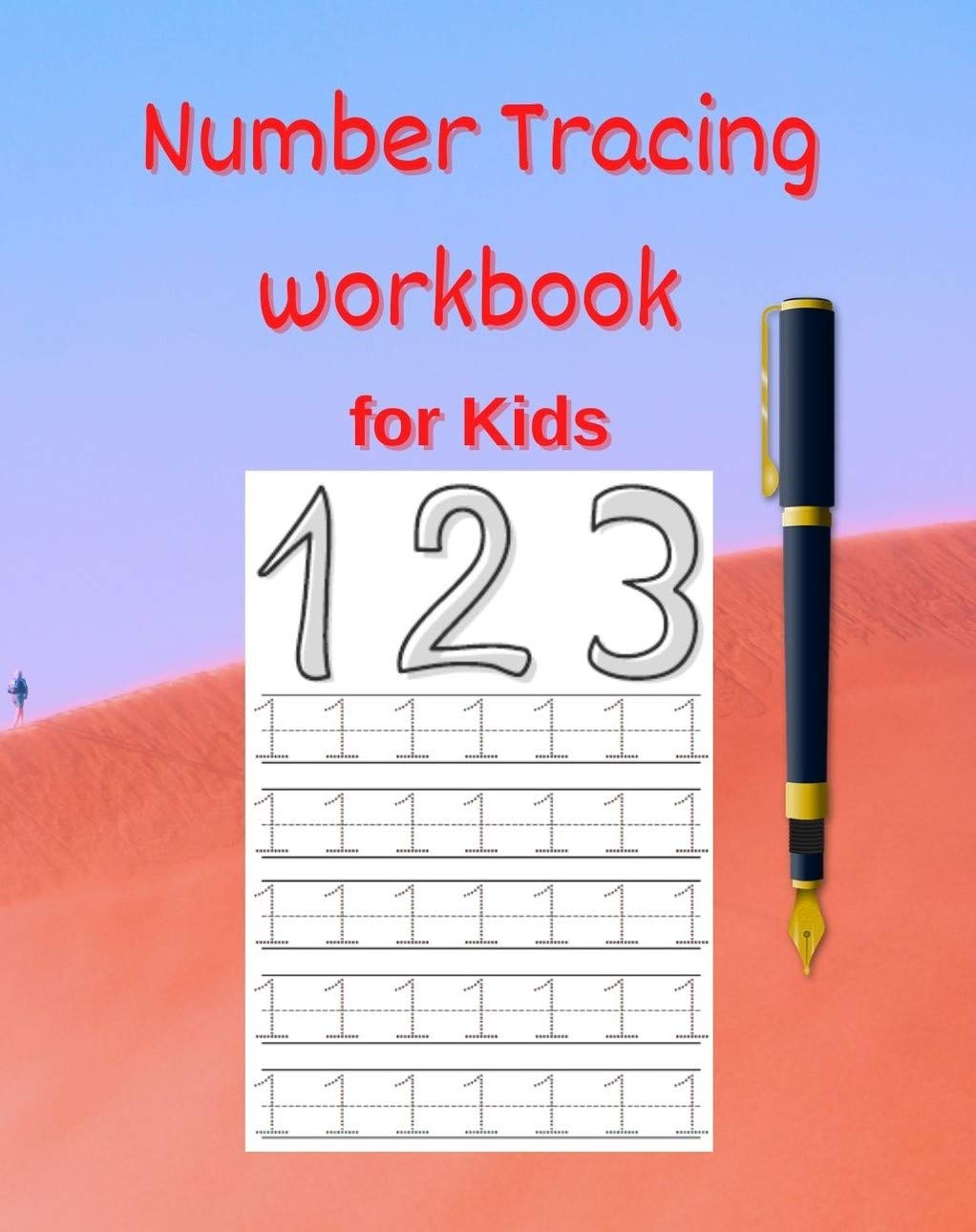 Number Tracing workbook for Kids: Numbers Tracing Math Practice ...