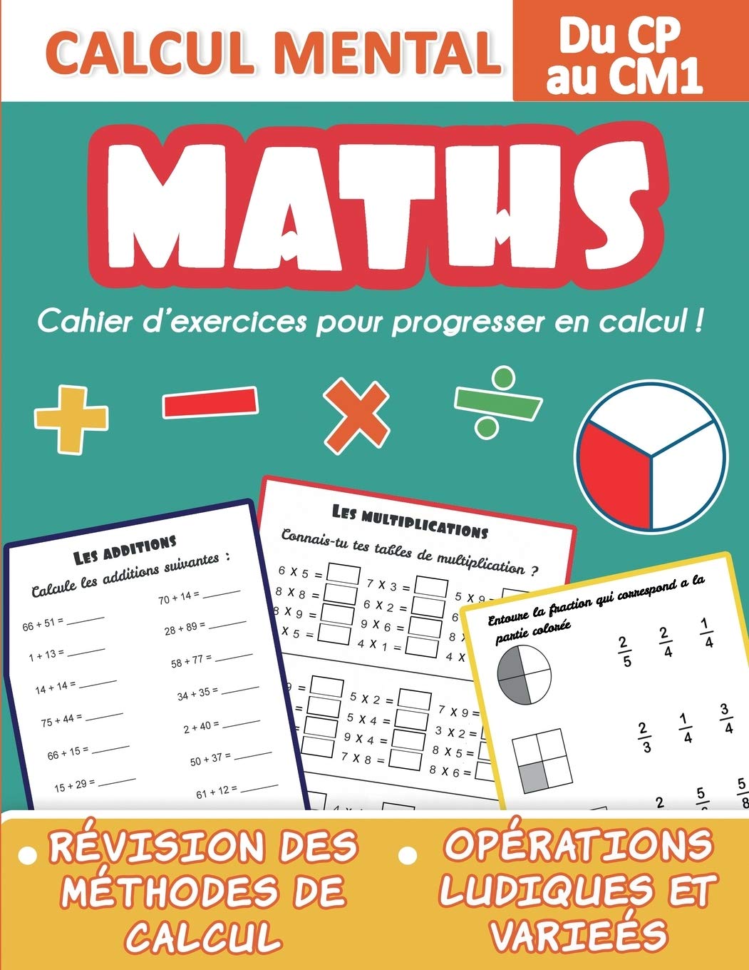 Maths Calcul mental du CP au CM1 Cahier d'exercices pour progresser en ...