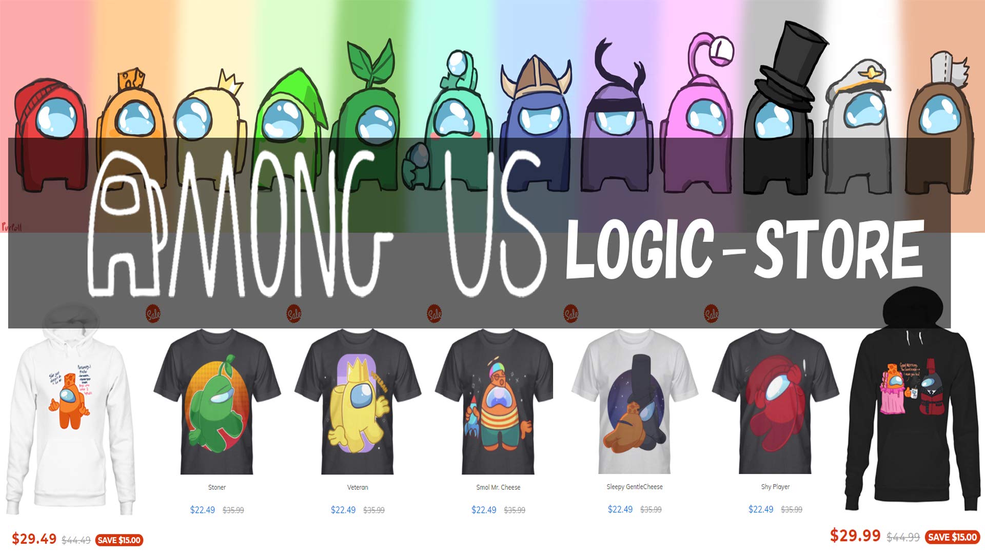 Among Us Logic Store Catalog 1: Funny and cute design for you by Game ...
