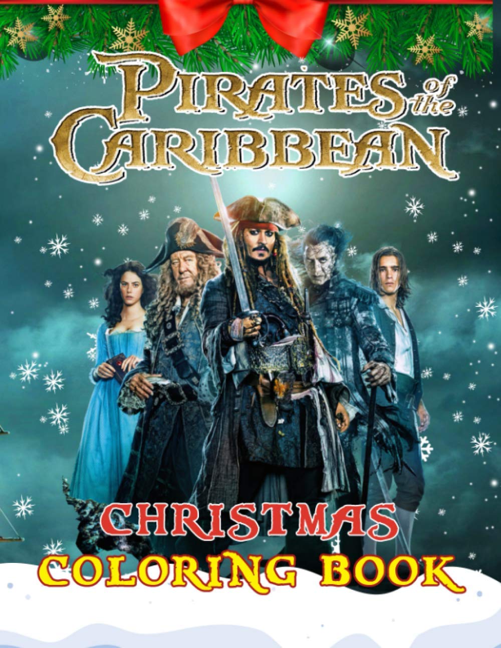 Pirates Of The Caribbean Christmas Coloring Book: Pirates Of The ...