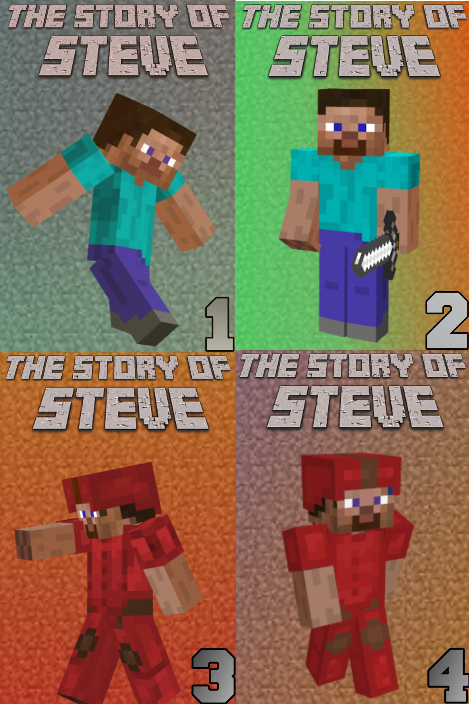 The Story of Steve: Books 1-4 Bundle (Book Bundles) by Blocky Dude ...