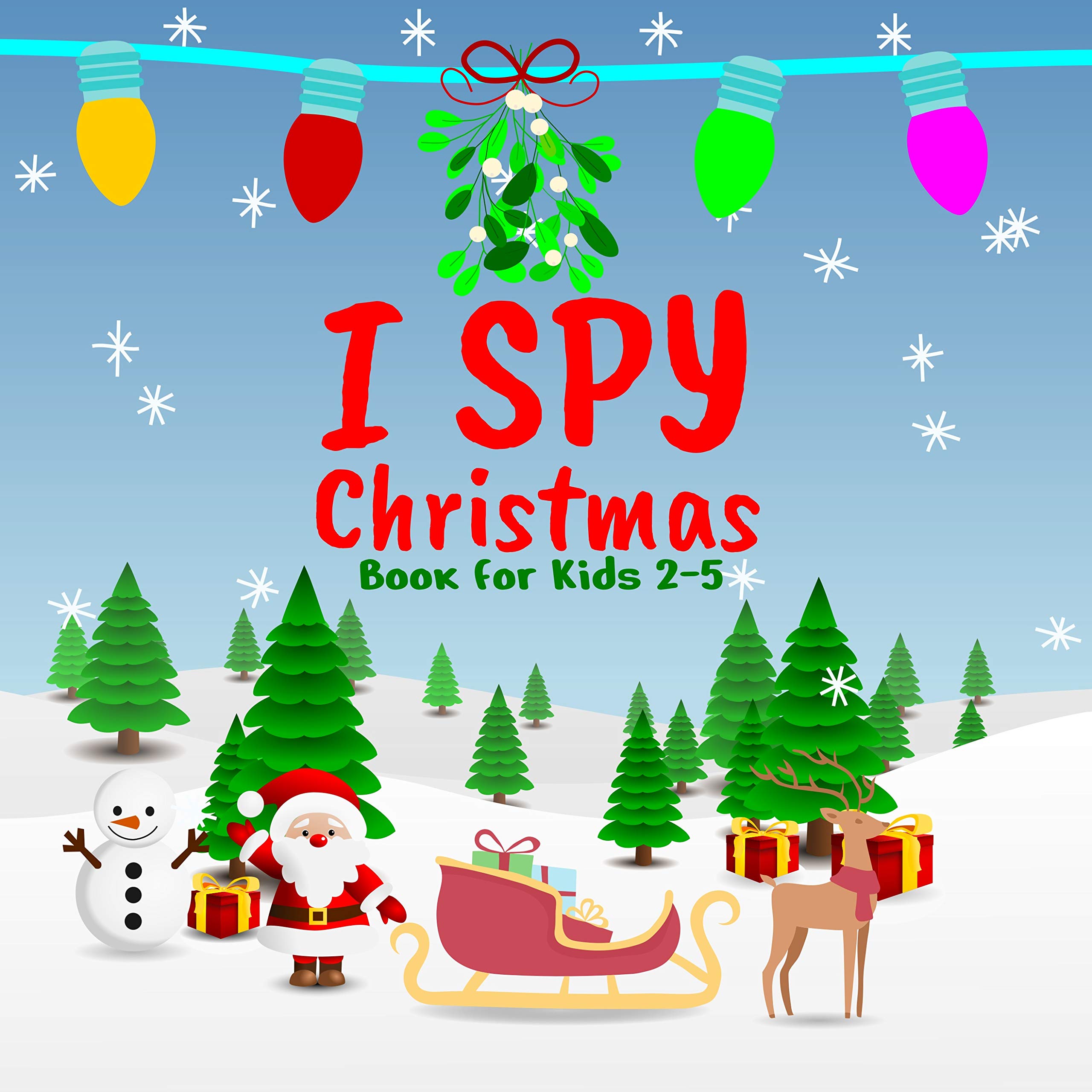 I Spy Christmas: A Book of Picture Riddles, A Fun Guessing Game For The ...