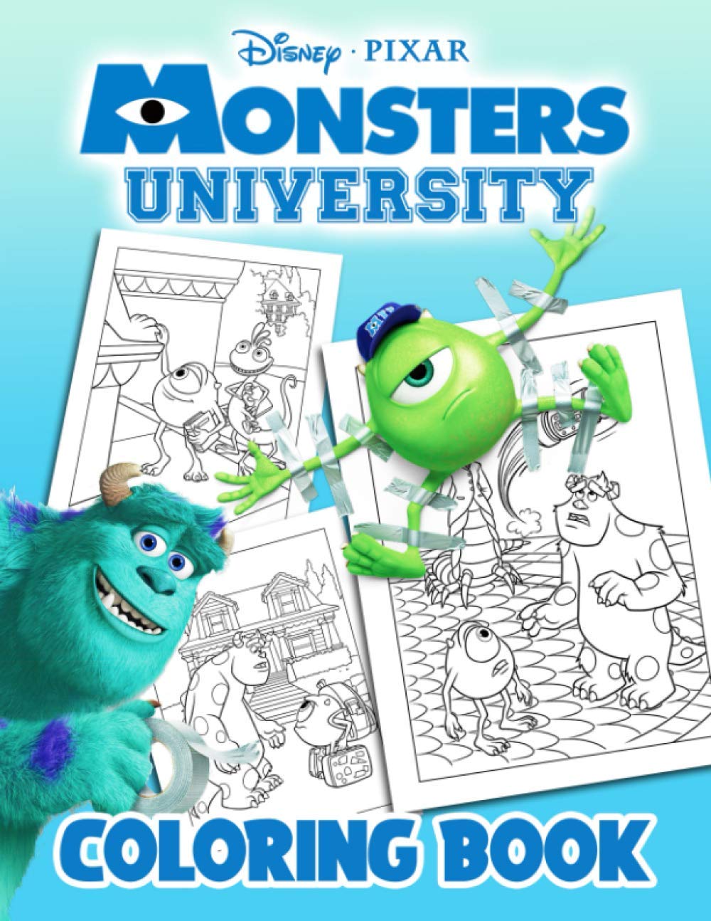 Monster University Characters Coloring Pages