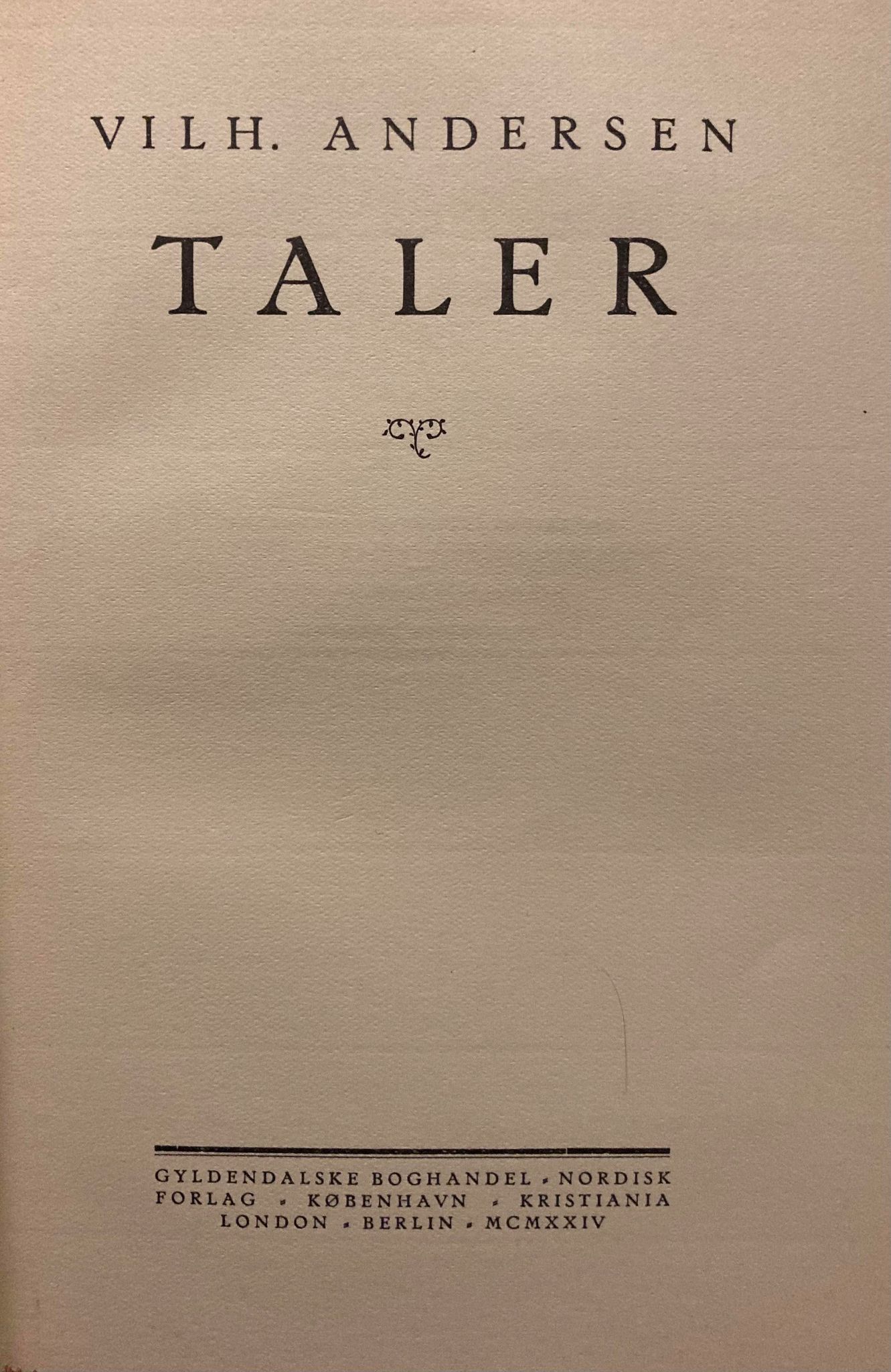 Taler by Vilhelm Andersen | Goodreads