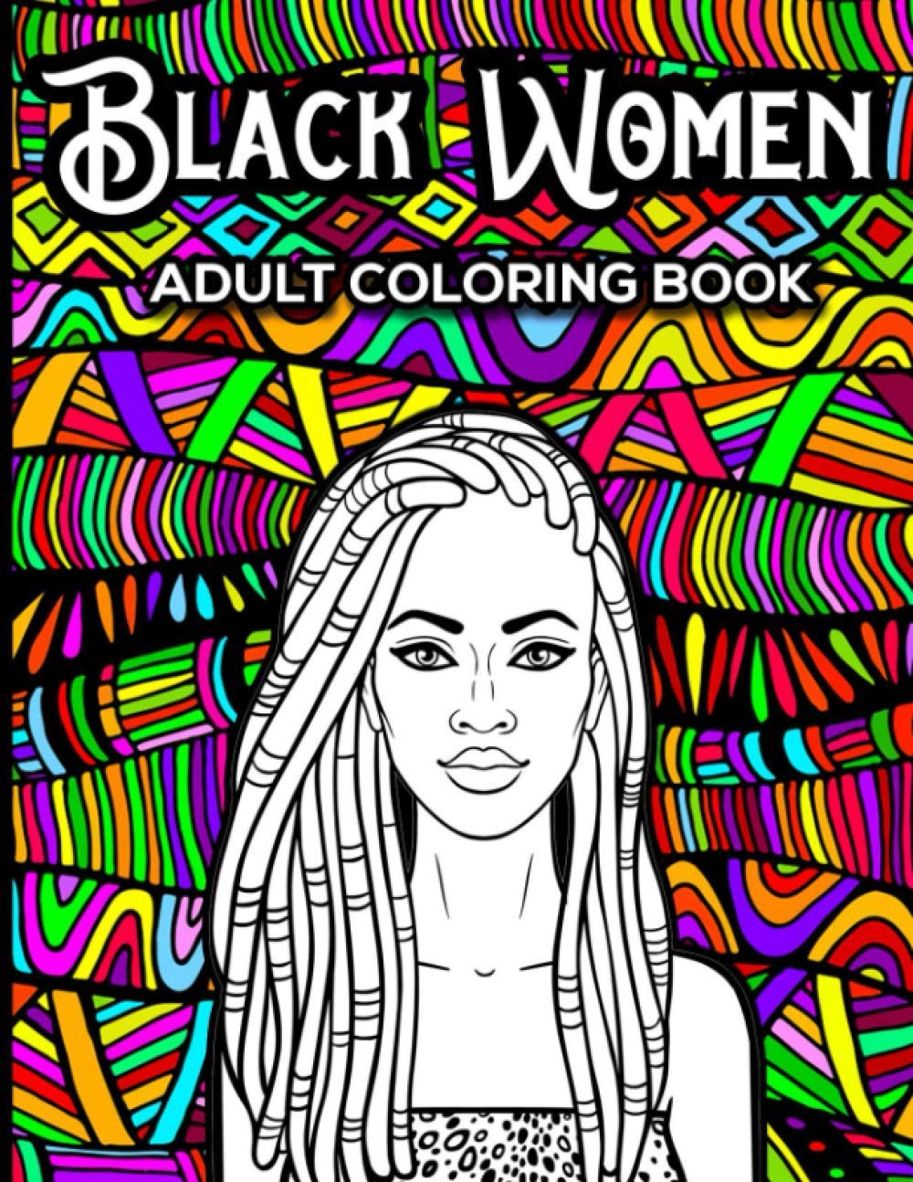 Black Women Adult Coloring Book: African American Coloring Books for ...