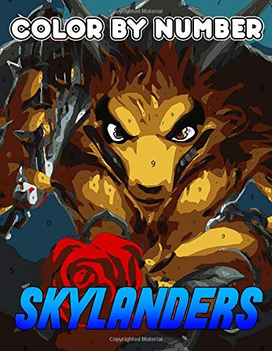 skylanders Color by Number: Toy Figurines Characters Video Game Series ...