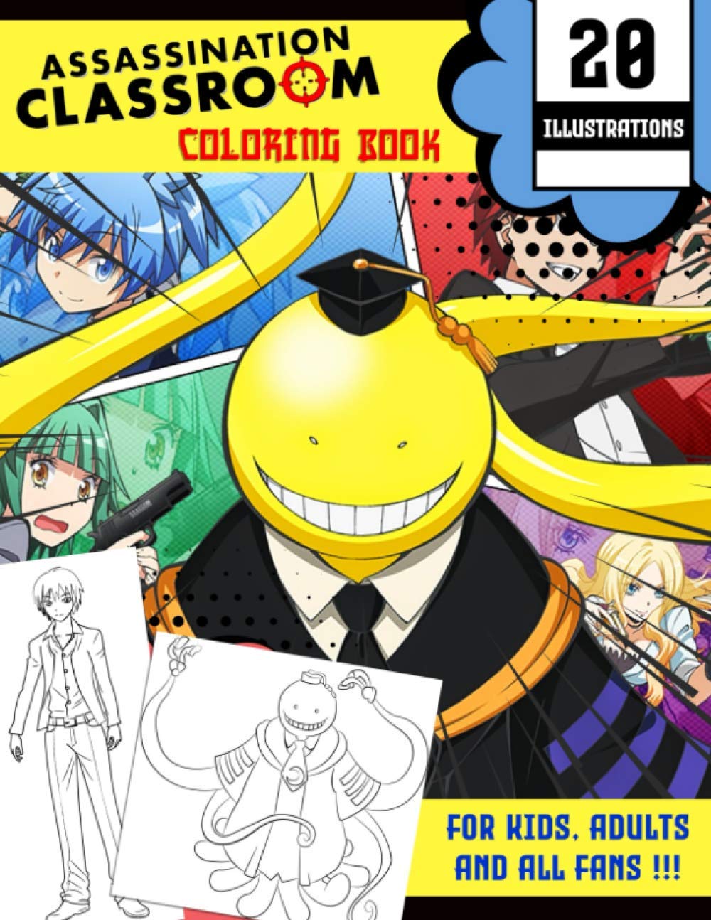 Assassination Classroom Coloring Book: Coloring Book With Unofficial ...