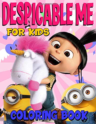 Despicable Me Coloring Book: Adult Kids Books with Fun, Easy, Relaxing ...