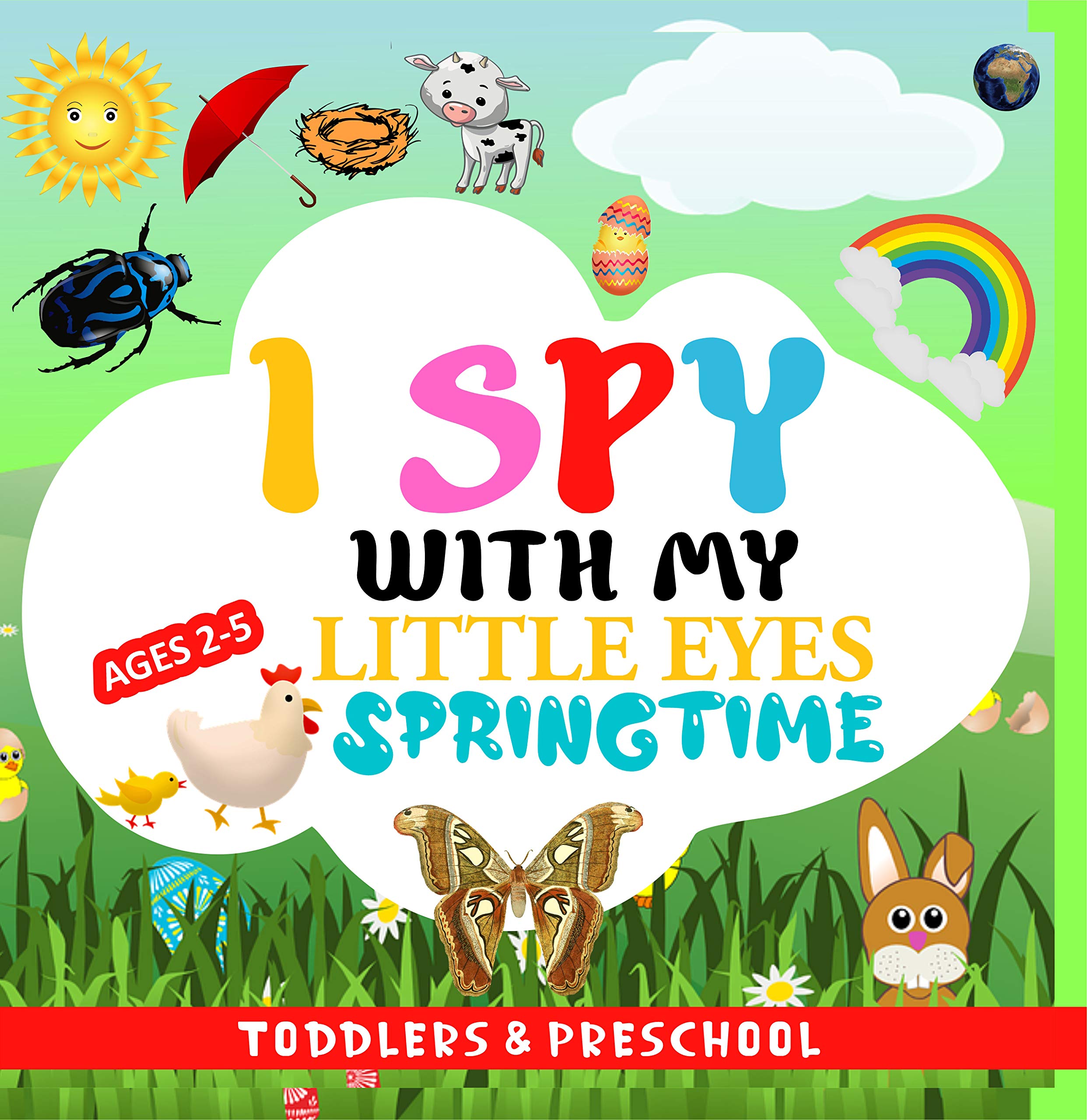 I SPY WITH MY LITTLE EYES SPRINTIME: A Book of Picture Riddles by ...