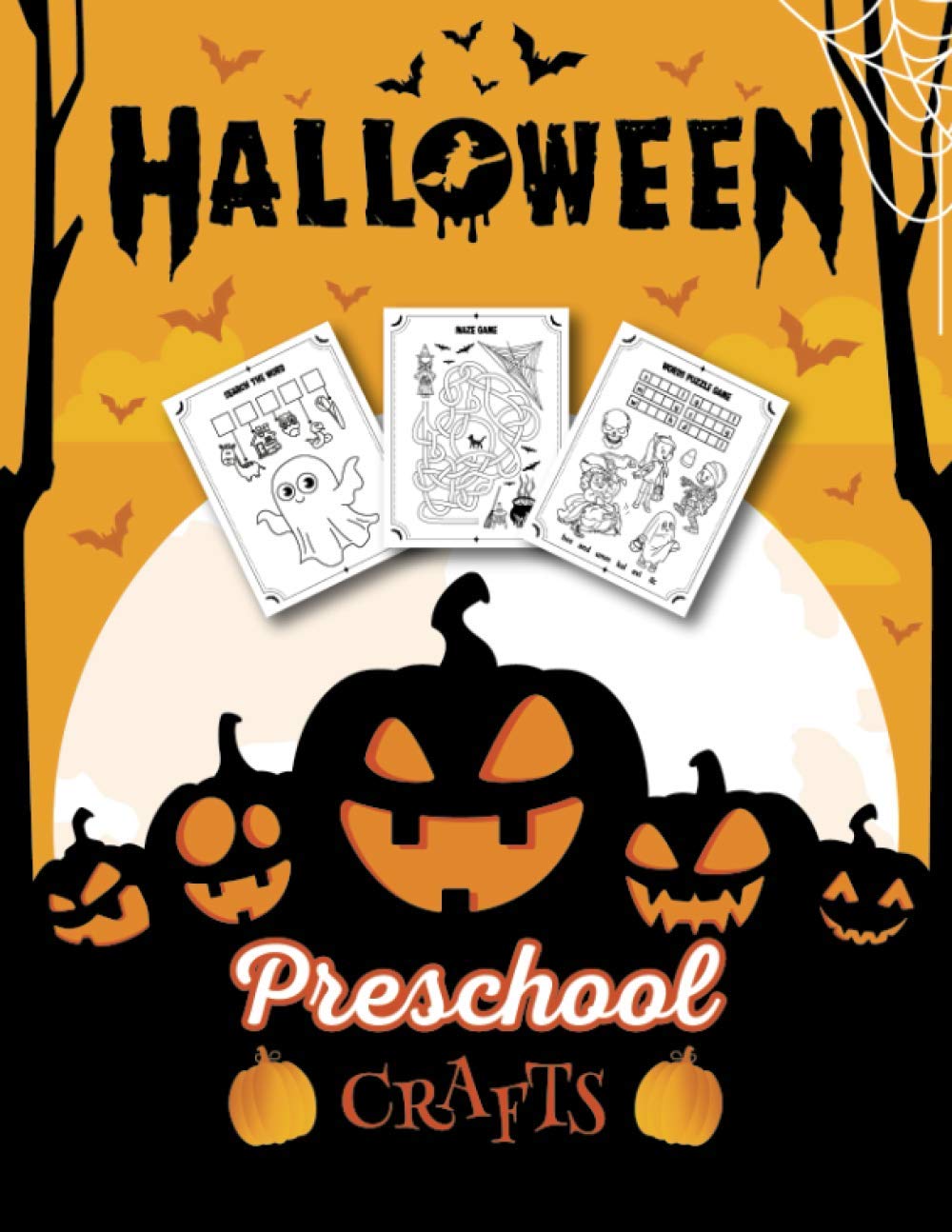 HALLOWEEN PRESCHOOL CRAFTS: Fantastic Activity Book For Boys And Girls ...
