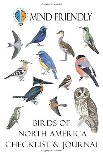 North America Bird Checklist & Birding Journal by Mind Friendly Books ...