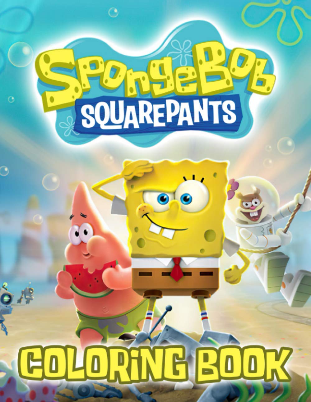 Spongebob Squarepants Coloring Book: Great Gifts For Spongebob ...