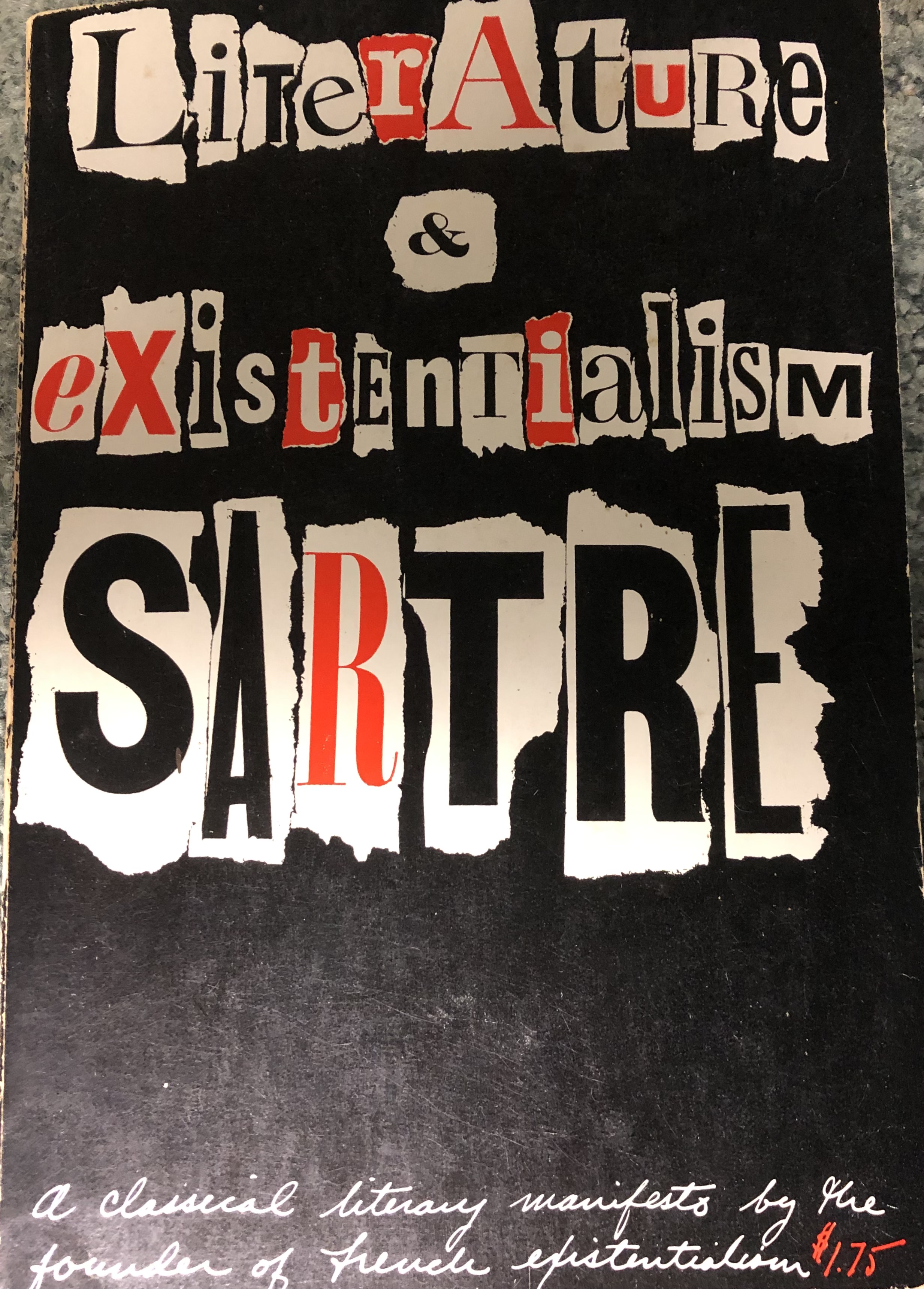 Literature & Existentialism by Jean-Paul Sartre | Goodreads