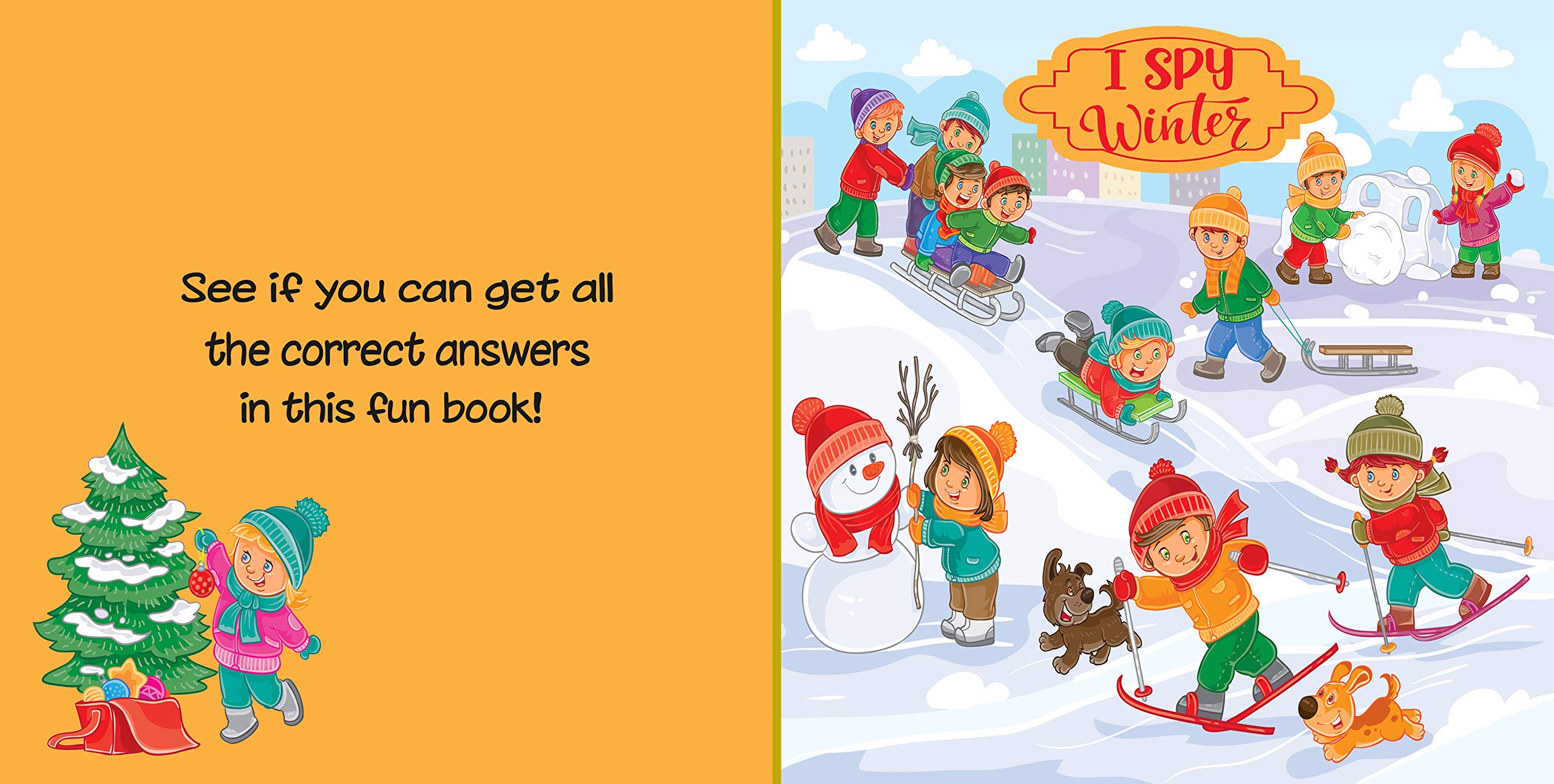 I Spy Winter: A Fun Guessing Picture Game for Kids Aged 2-5| An ...