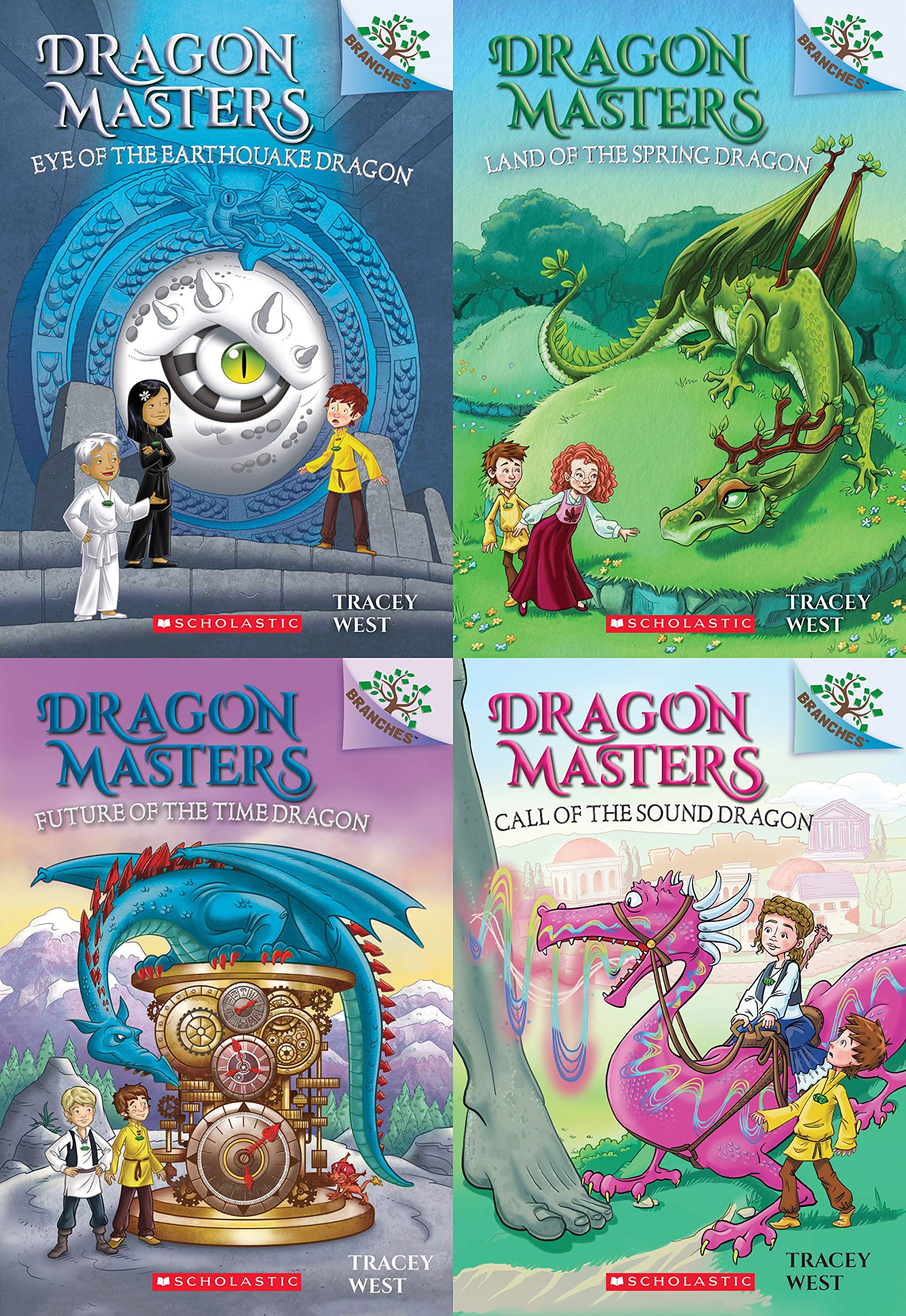 Dragon Masters Series Collection Set (Books 13 - 16) by Tracey West ...