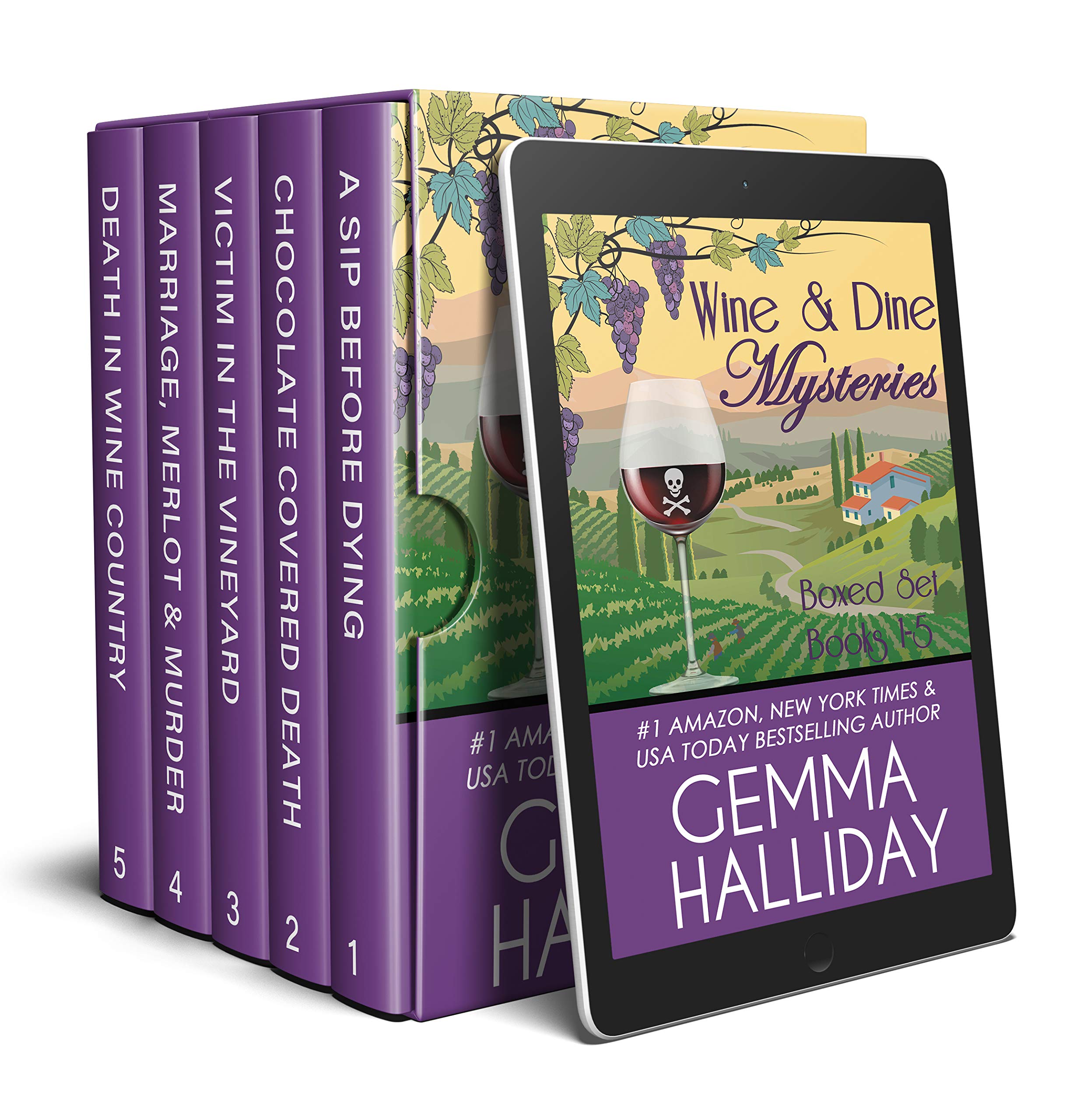 Wine & Dine Mysteries Boxed Set (Books 1-5) by Gemma Halliday | Goodreads