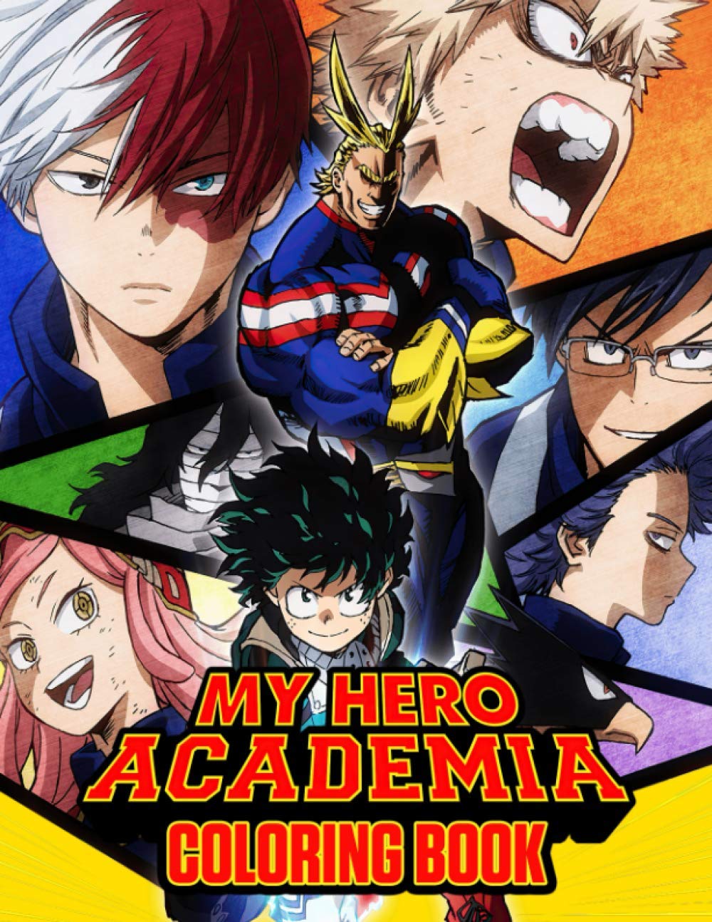 My Hero Academia Coloring Book: A Flawless Coloring Book For Kids And ...