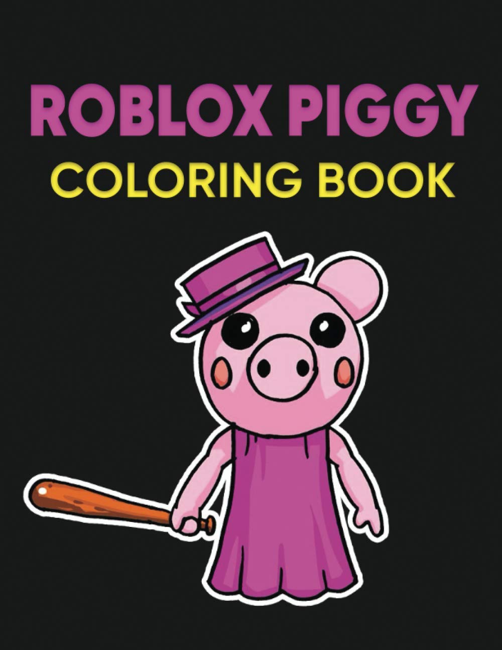 Roblox Piggy coloring book: High quality illustrations featuring Roblox ...