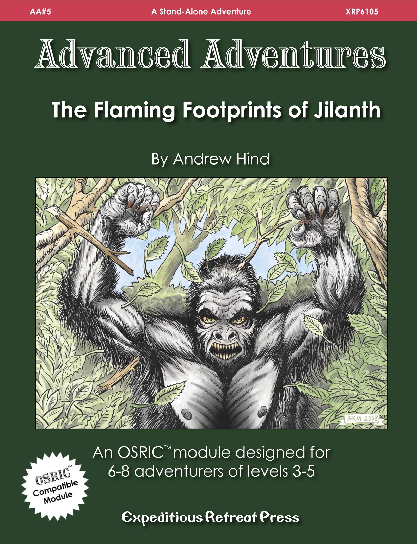 The Flaming Footprints of Jilanth (Advanced Adventures by Andrew Hind ...