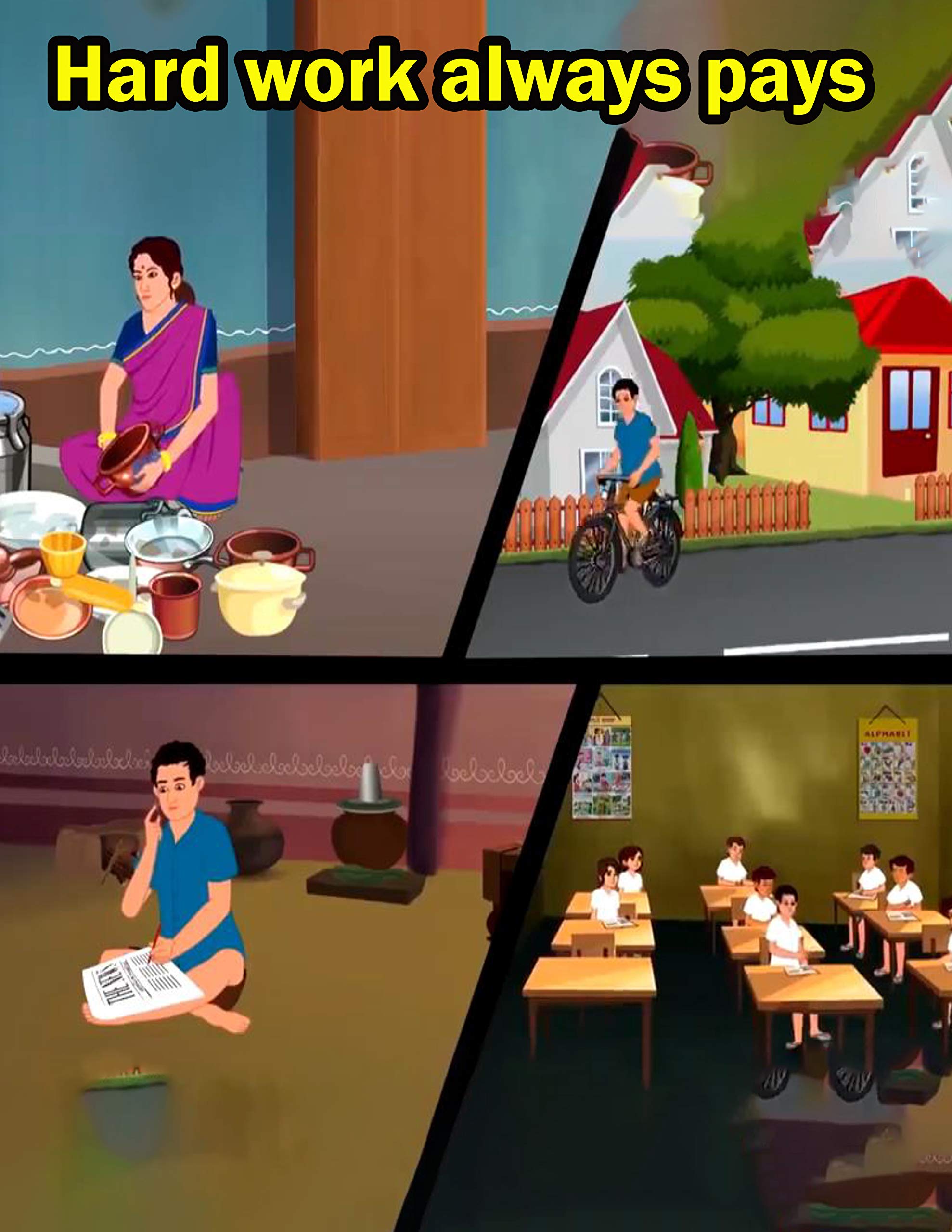 Hard work always pays | Bedtime Stories For Kids: A collection of ...