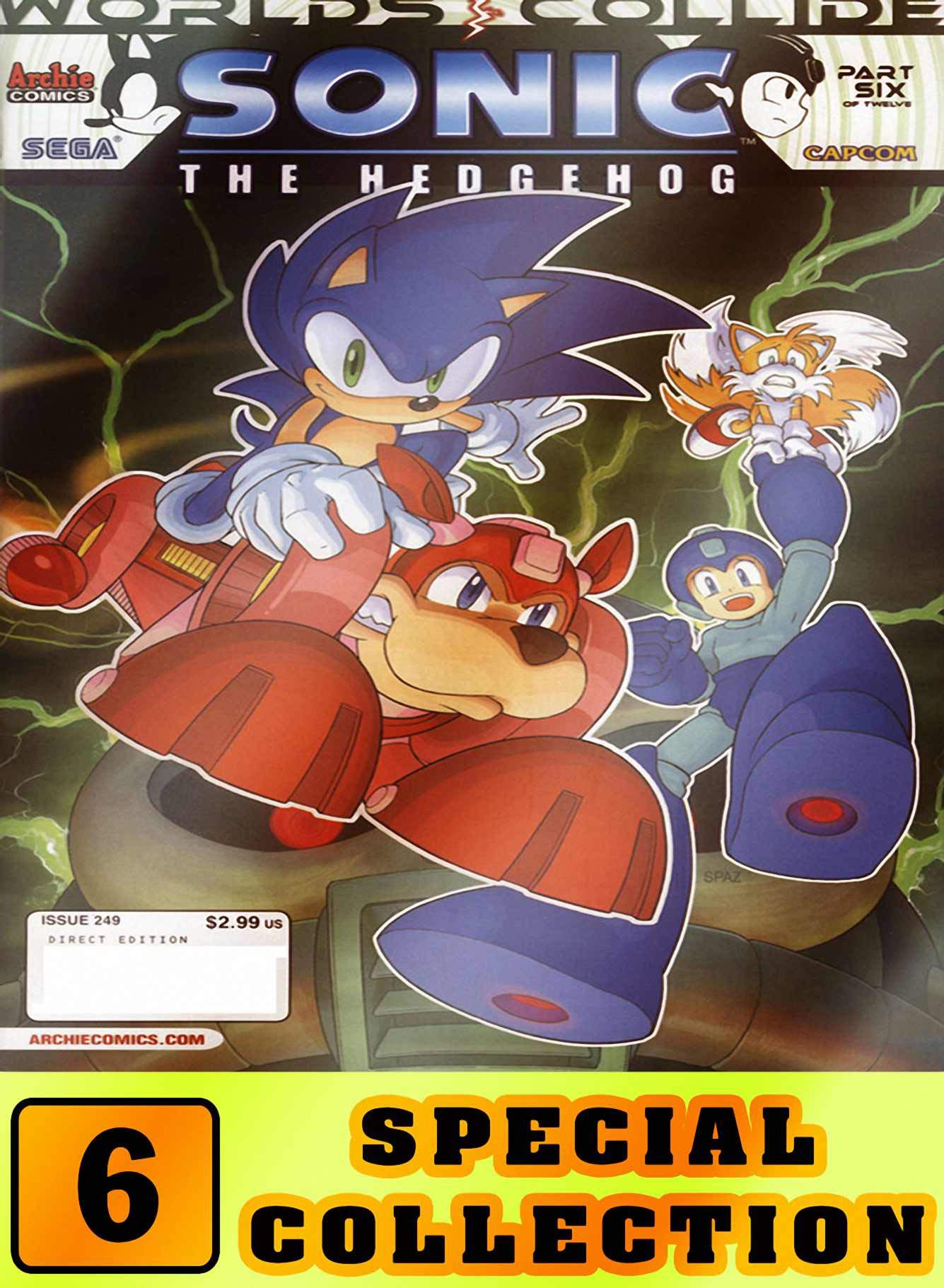 Sonic Hedgehog Special: Collection 6 Comic Cartoon Graphic Novels ...