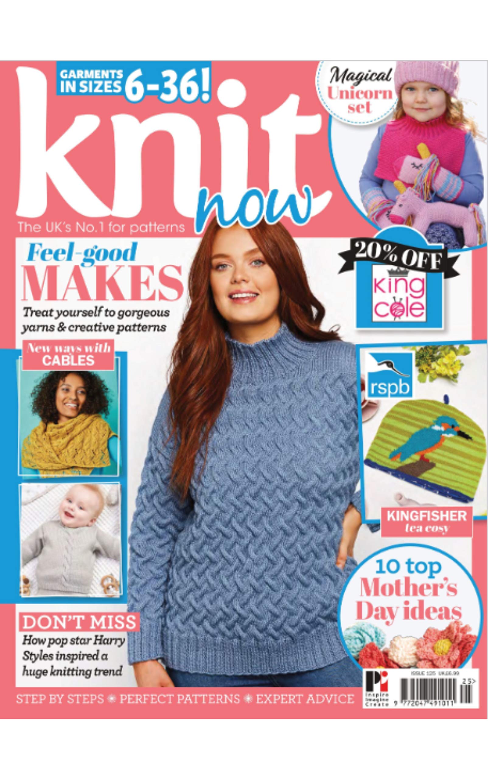 Magazine Knit Now : Garments In Sizes 6-36!: Feel Good Makes Treat ...
