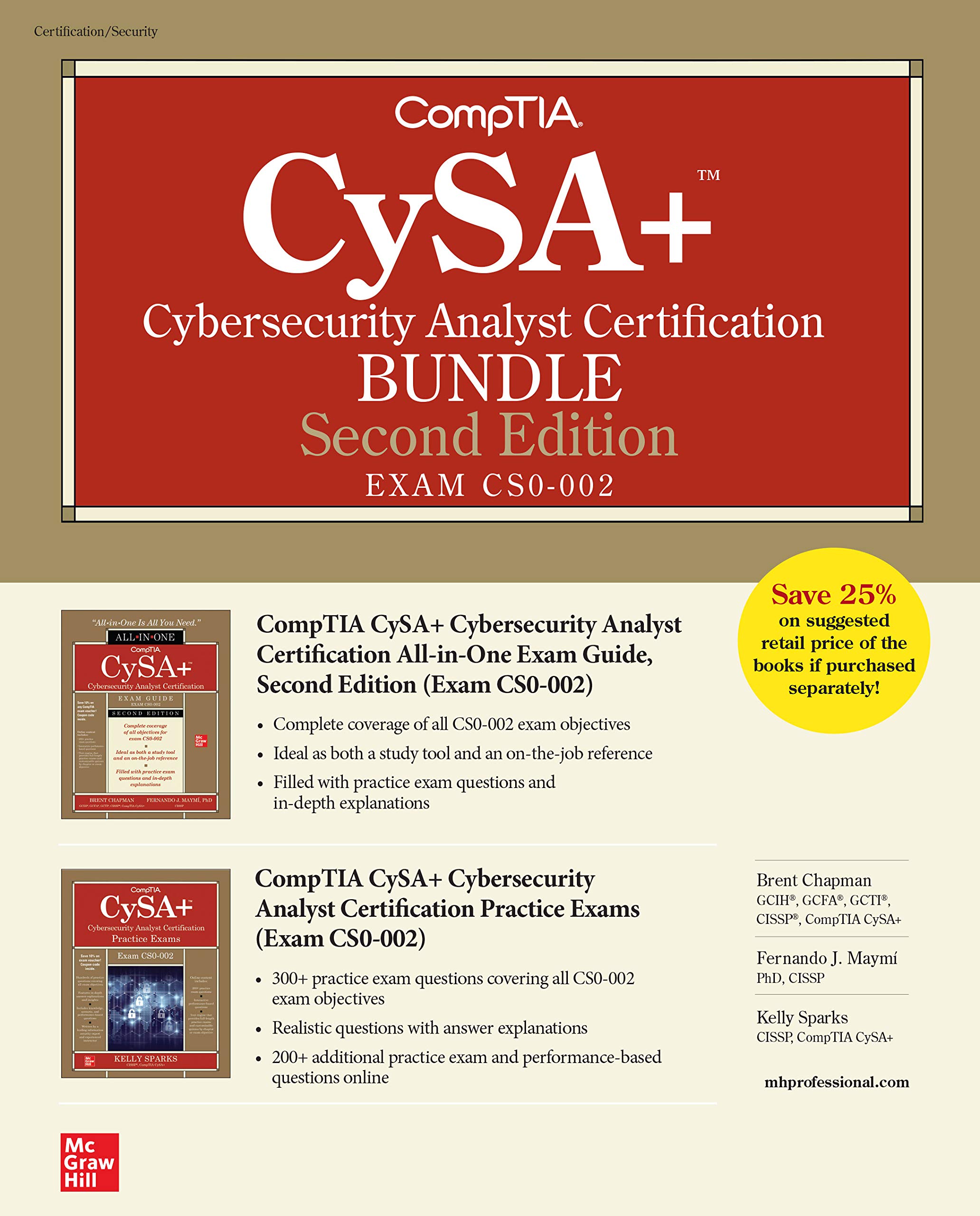 CompTIA CySA+ Cybersecurity Analyst Certification Bundle by Brent ...