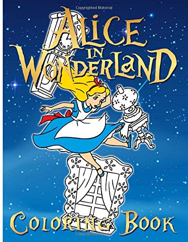 Alice In Wonderland Coloring Book: Alice In Wonderland Great Coloring ...
