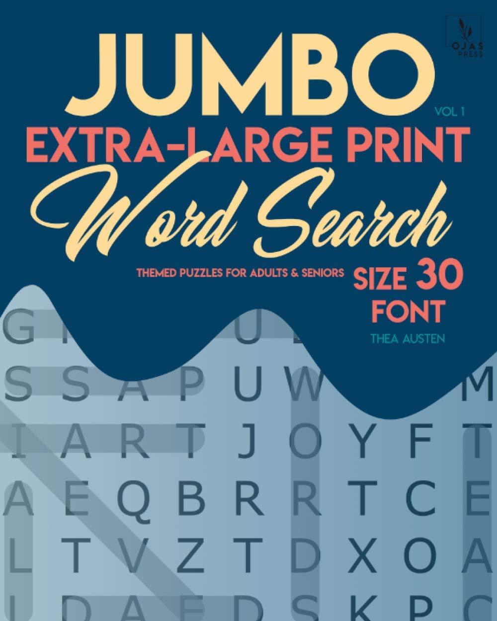 Jumbo, Extra-Large Print Word Search Puzzles - Vol. 1: Themed Puzzles ...