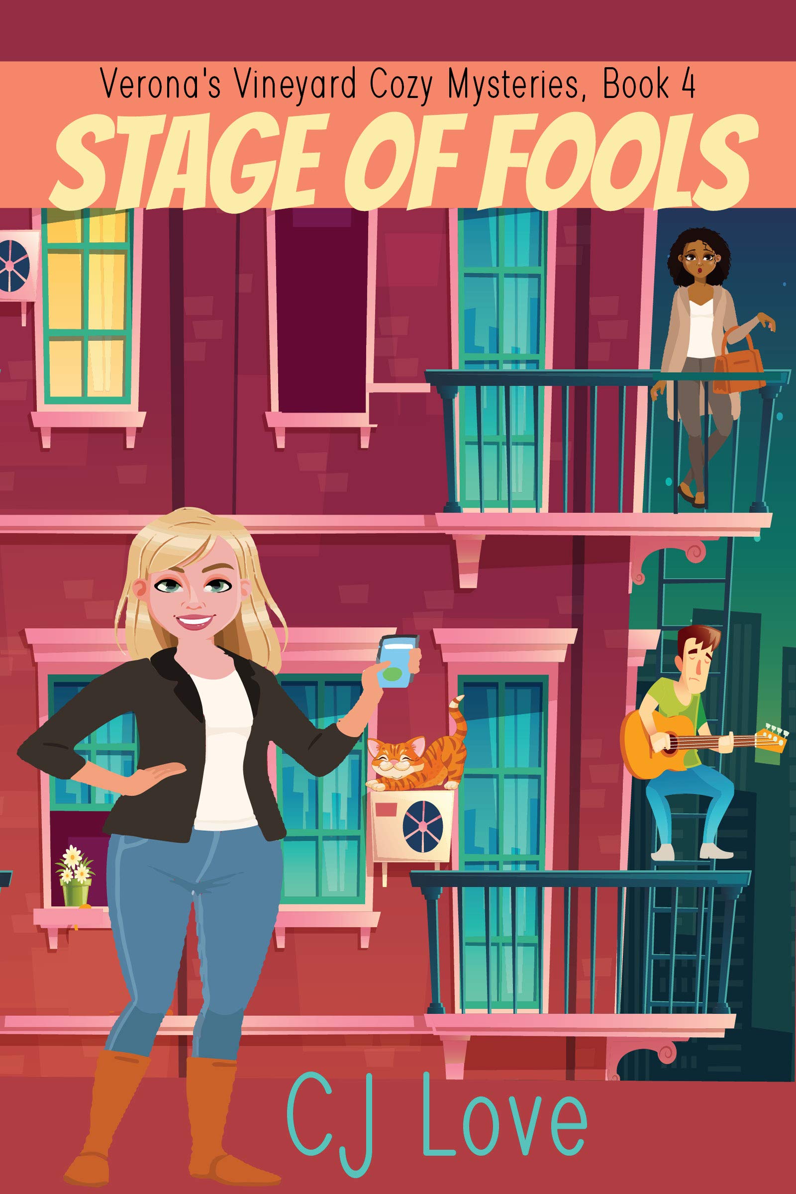 Stage of Fools (Verona's Vineyard Cozy Mysteries Book 4) by CJ Love ...