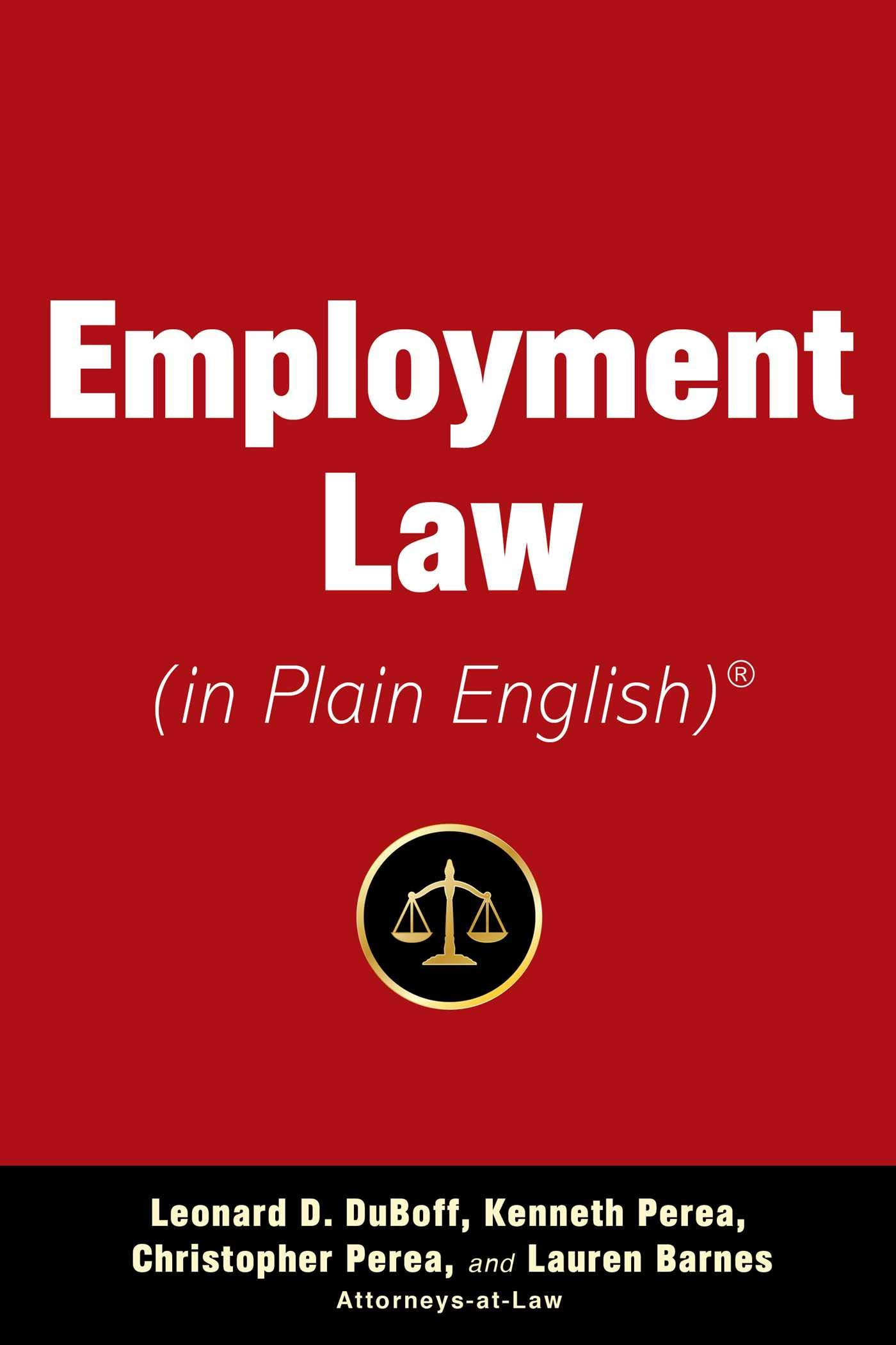 Employment Law (in Plain English) by Leonard D. DuBoff | Goodreads