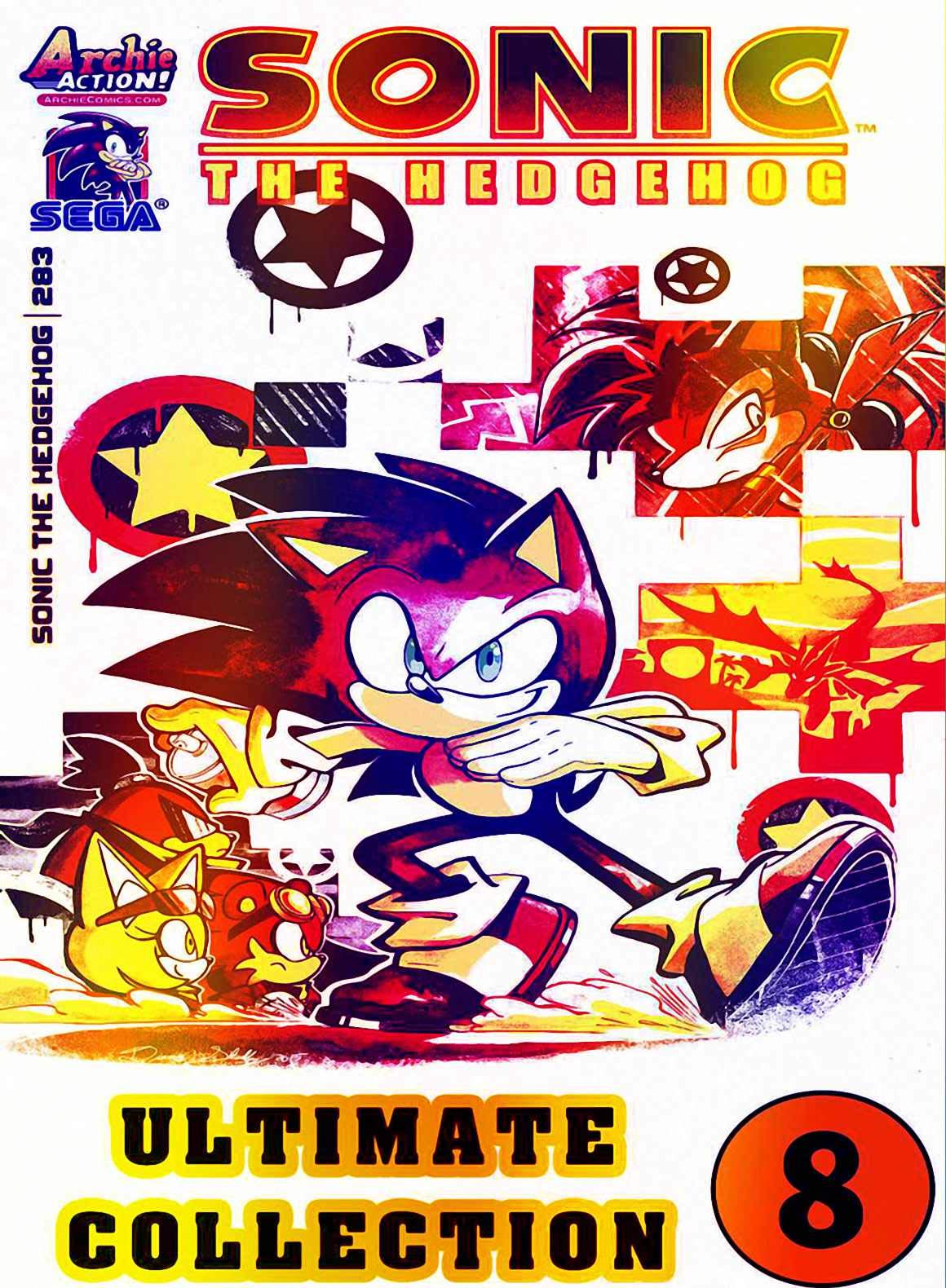 Sonic Hedgehog Ultimate: Collection 8 Graphic Novels Cartoon Adventure ...