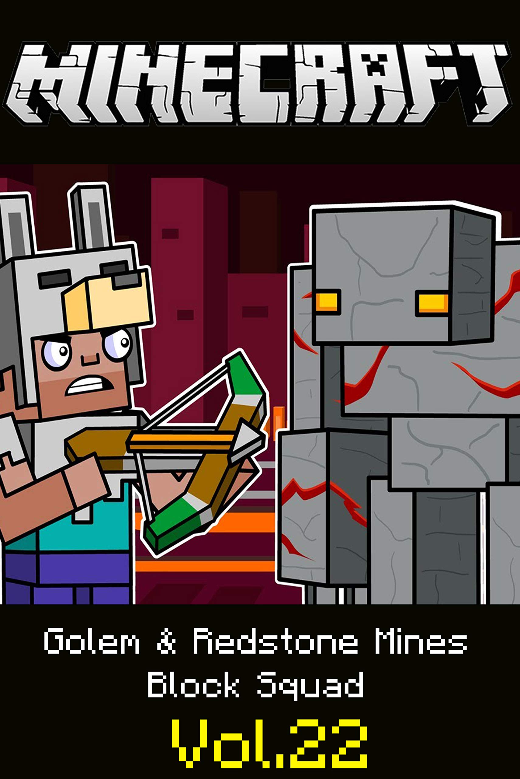 Golem & Redstone Mines | Block Squad: Funny Story Comics Vol 22 by Haru ...