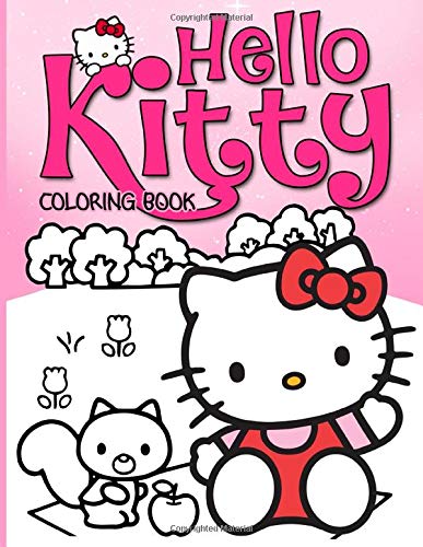 Hello Kitty Coloring Book: Wonderful Coloring Books For Adults Anxiety ...