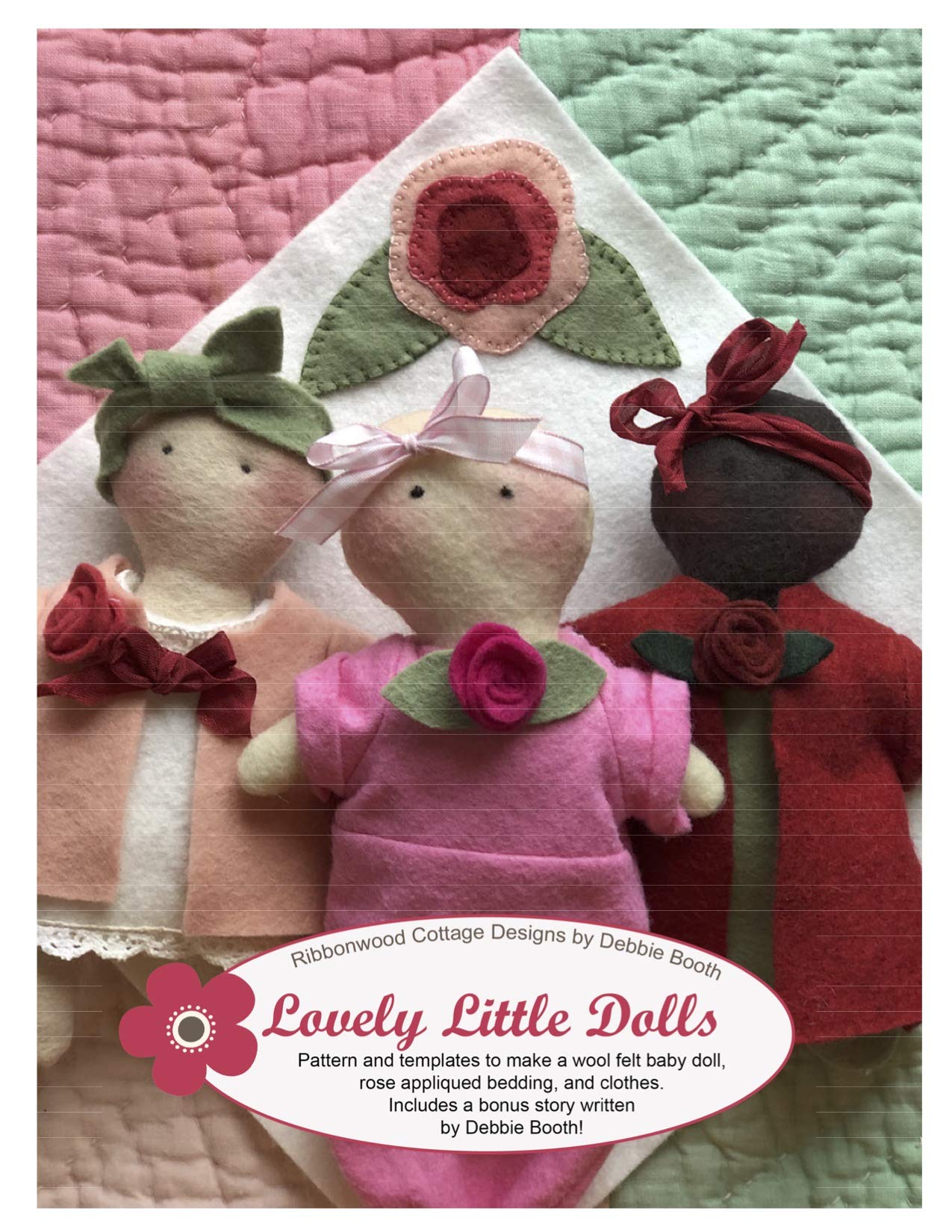 Lovely Little Dolls: Pattern and templates to make a wool felt baby ...