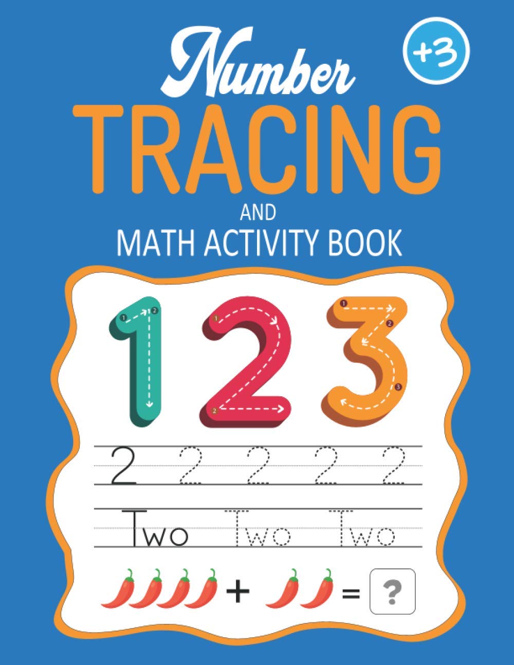 Number Tracing and Math Activity Book: Beginner Math Preschool Learning ...