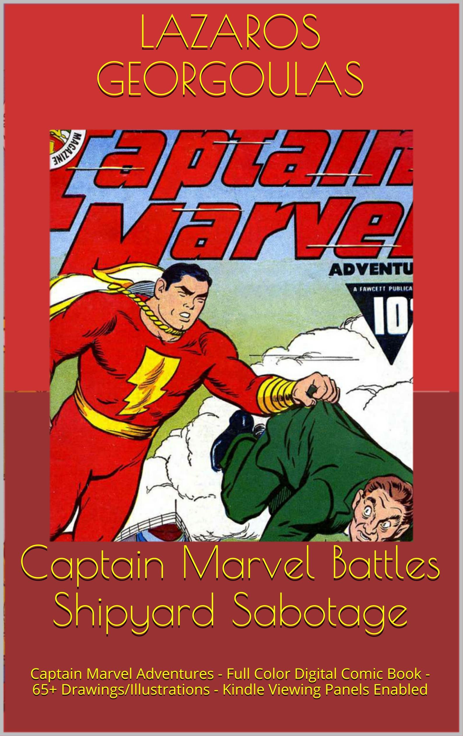 Captain Marvel Battles Shipyard Sabotage: Captain Marvel Adventures ...