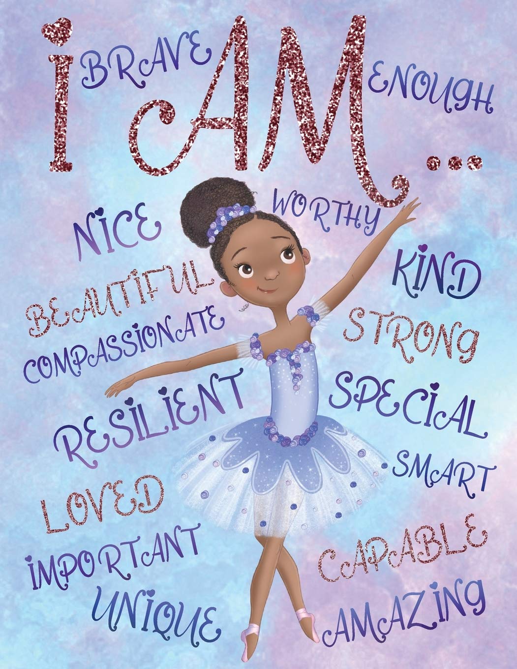 I Am: Positive Affirmations | Coloring Book for Young Black Girls ...