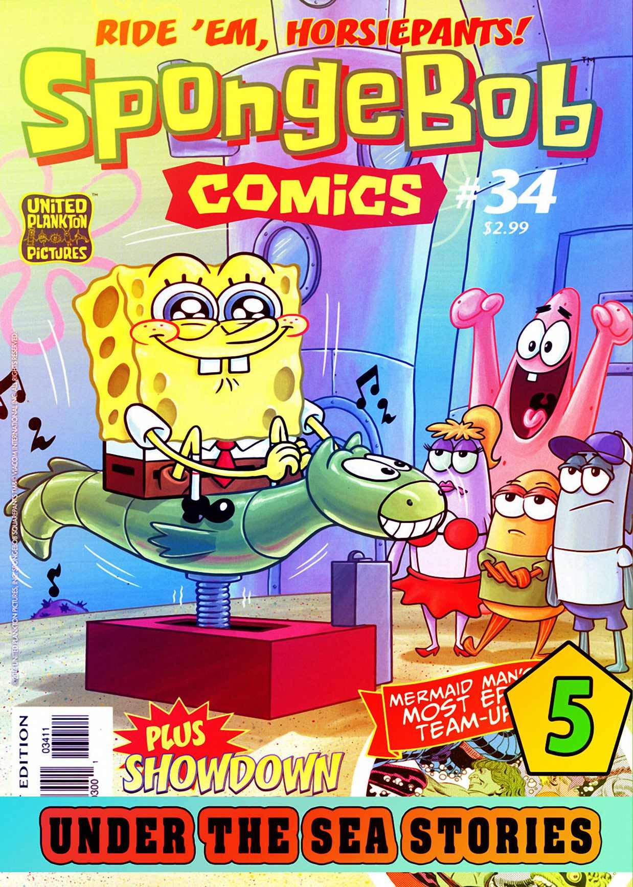 Under Sea Stories: Collection 5 Funny Comics Of SquarePants Adventure ...