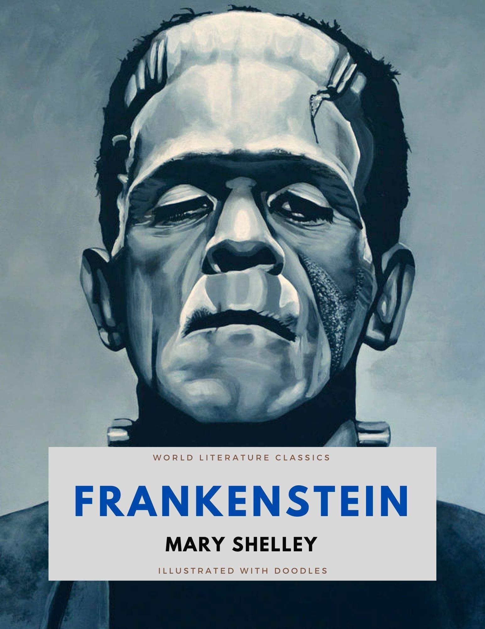 Frankenstein / Mary Shelley / World Literature Classics / Illustrated with doodles by Mary ...