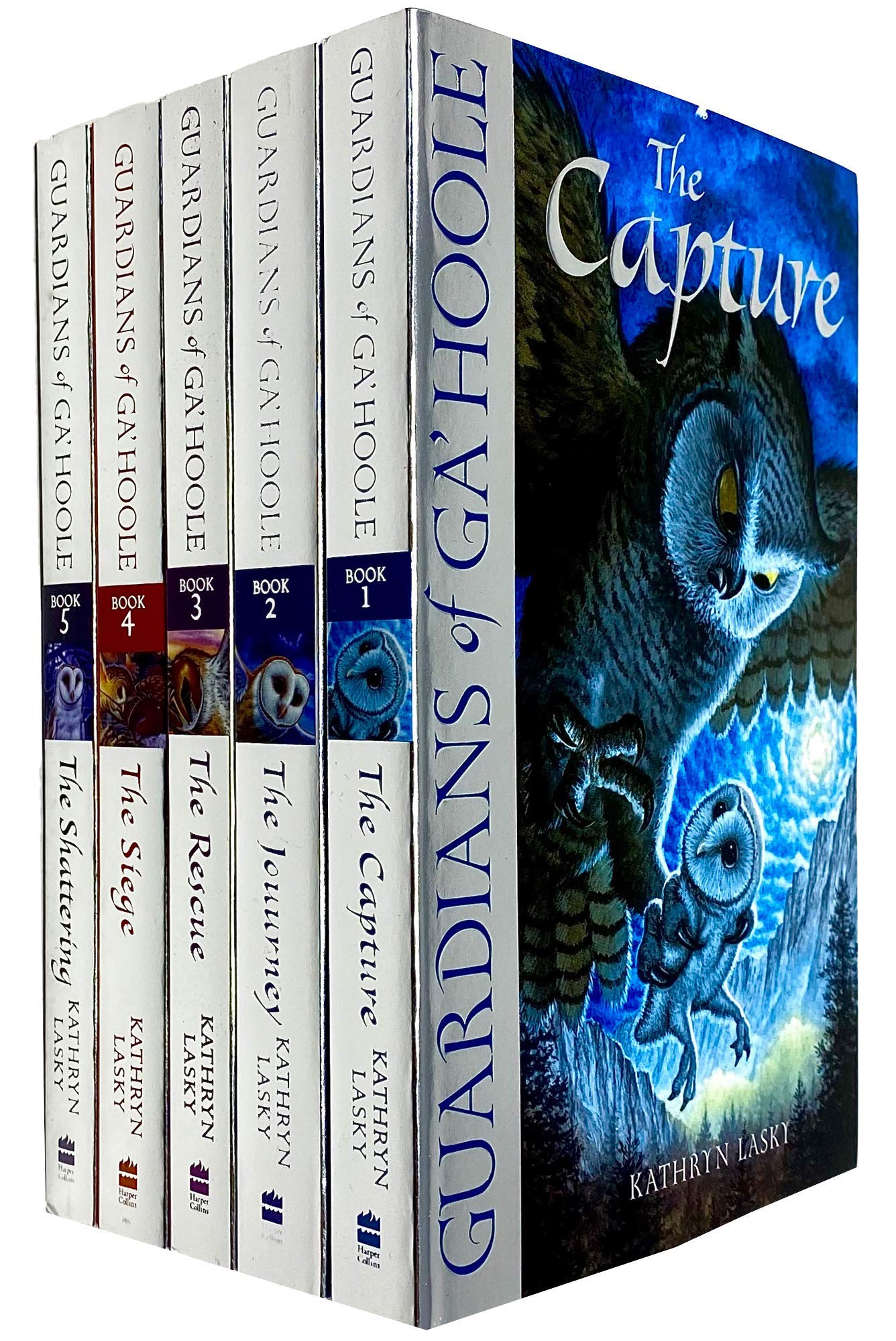 Guardians Of Ga'hoole Series Books 1 - 5 Collection Set by Kathryn ...