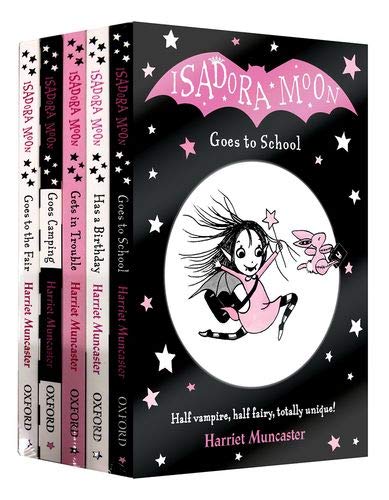 Isadora Moon 5 Books Collection Set by Harriet Muncaster by Harriet ...