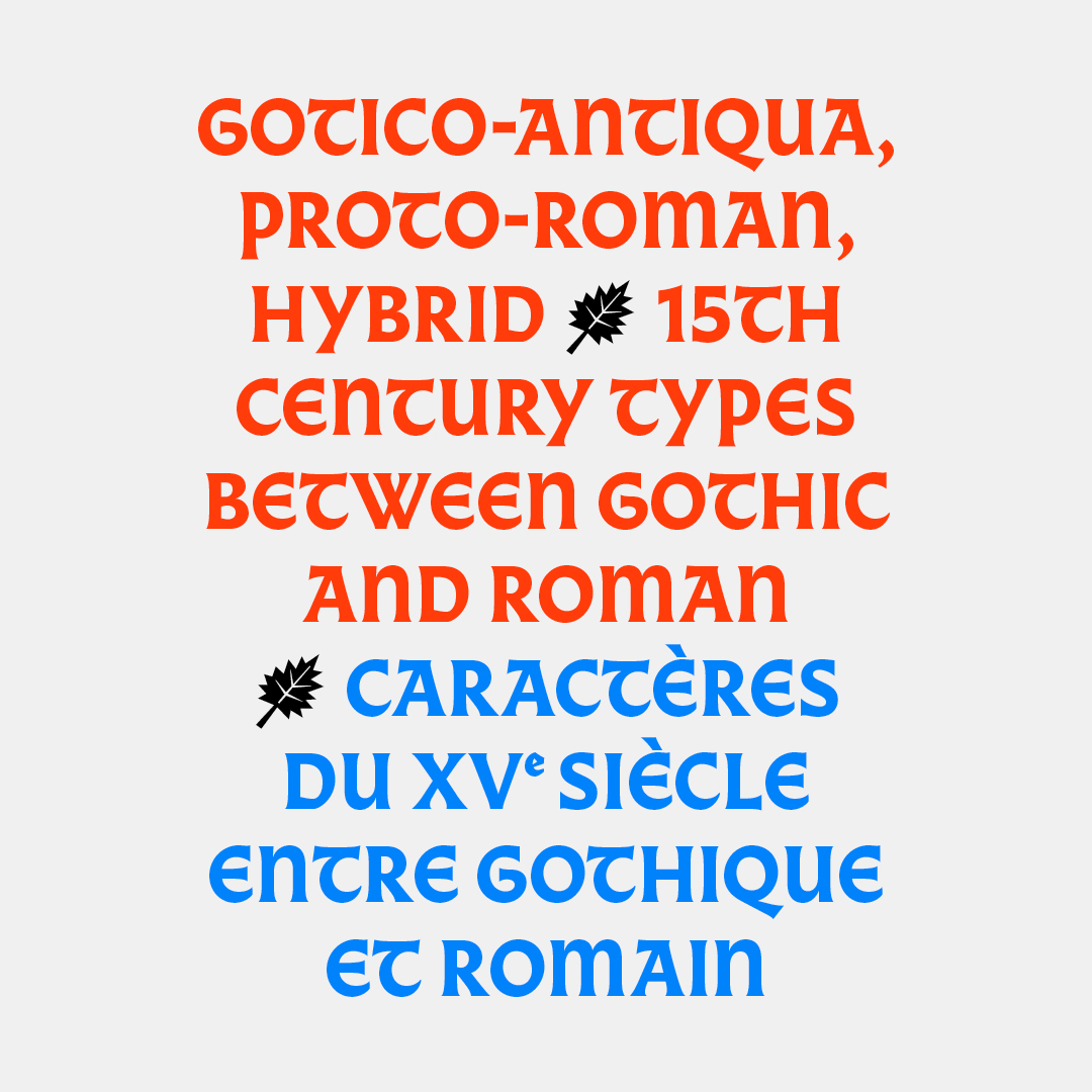 Gotico-Antiqua, Proto-roman, Hybrid by Christelle Kirchstetter | Goodreads