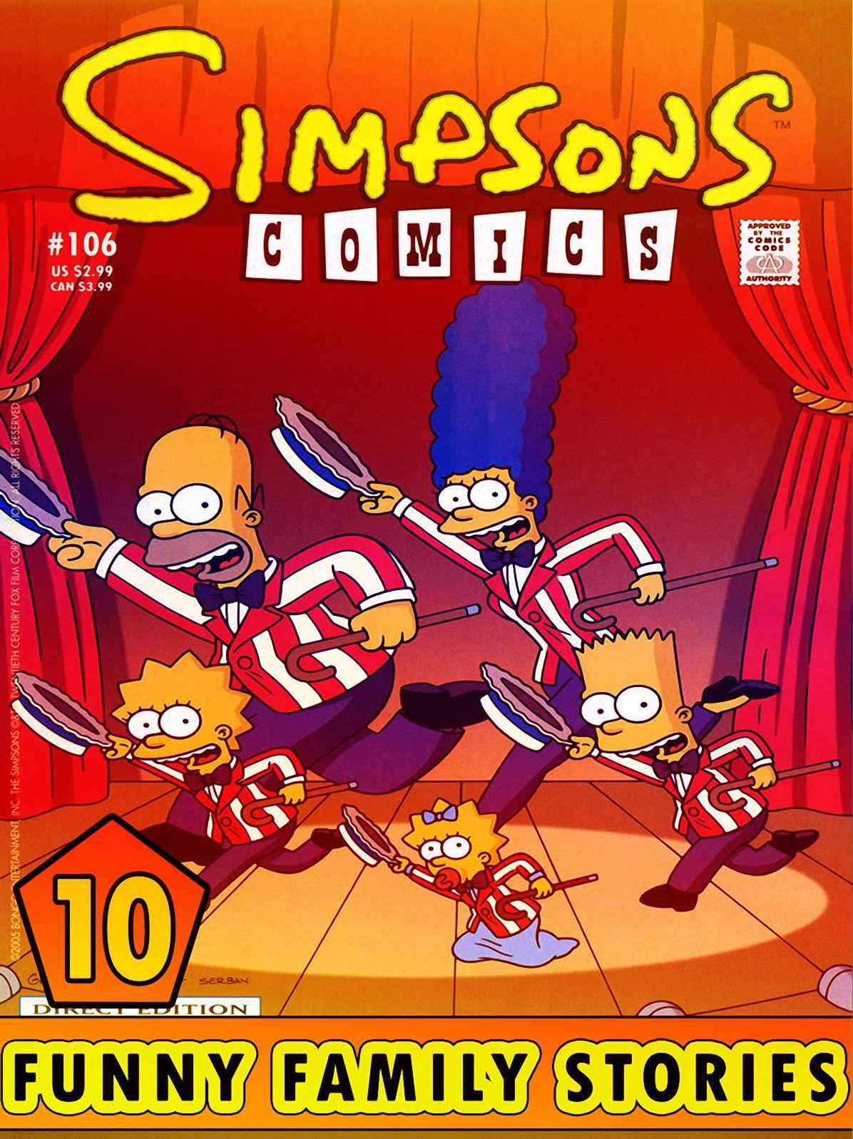 Simpson Family Stories: Collection Book 10 - Family Cartoon Funny ...