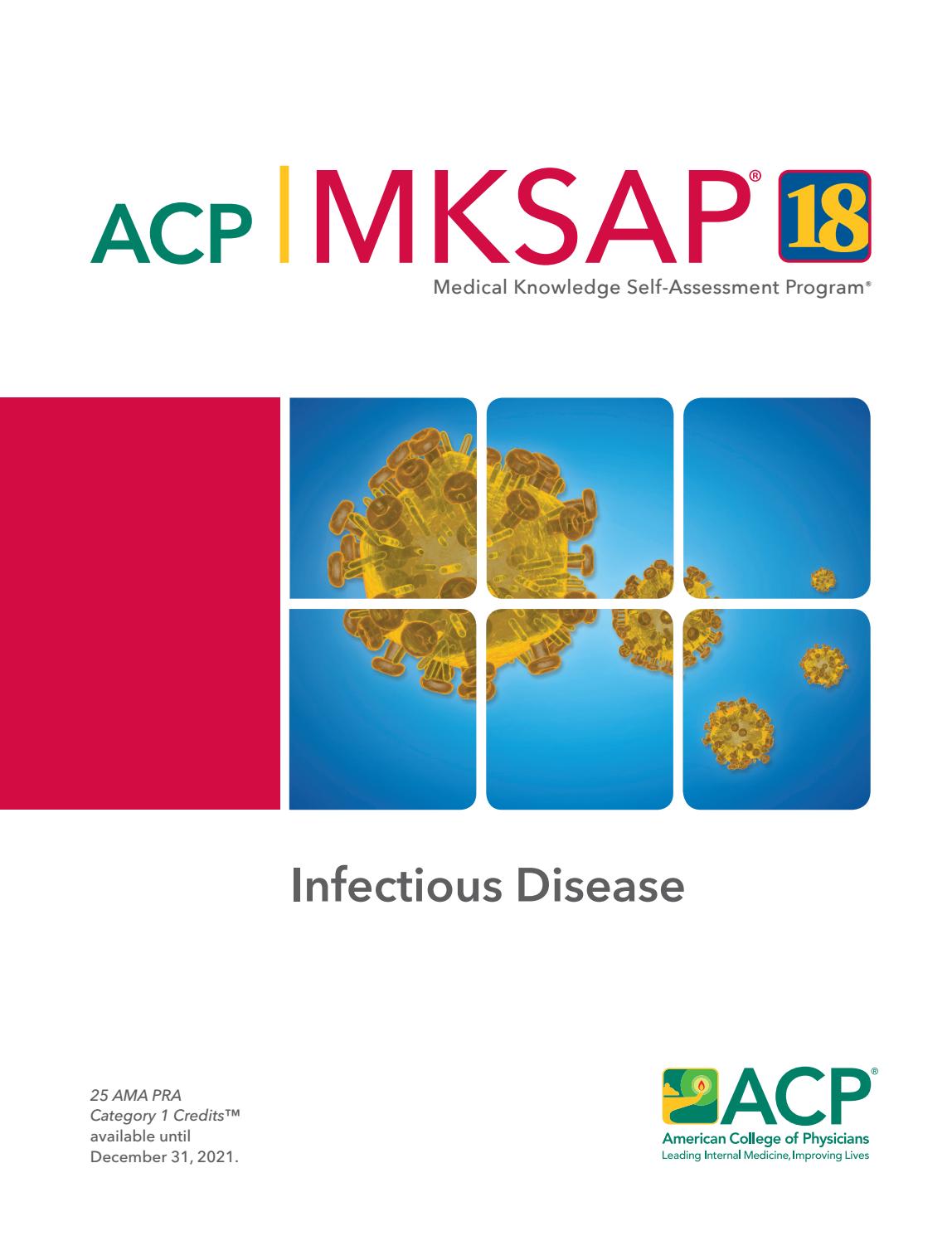 MKSAP® 18 Infectious Disease by American College of Physicians | Goodreads