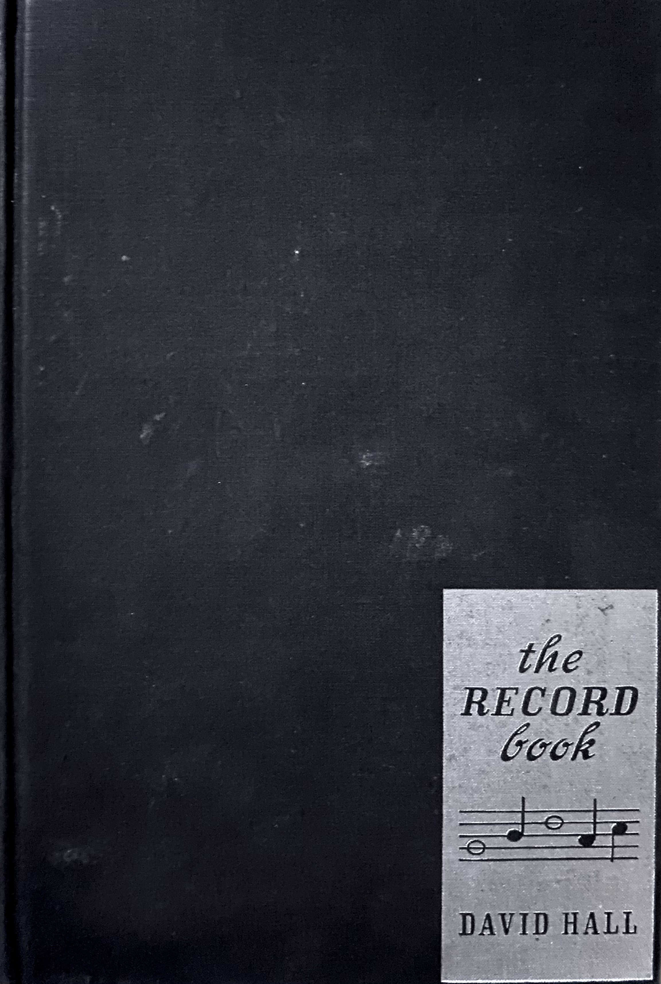 The Record Book by David Hall | Goodreads