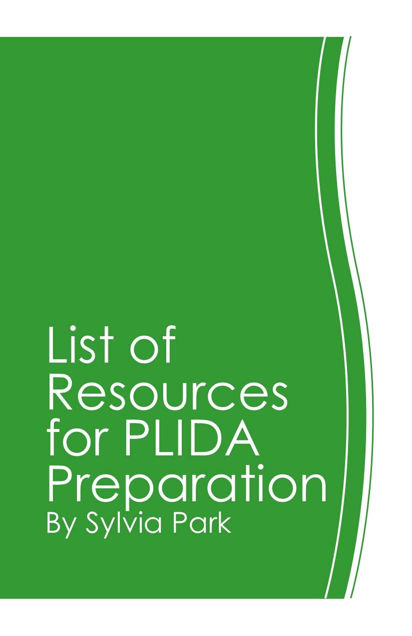 List of Resources for PLIDA Preparation by Sylvia Park | Goodreads