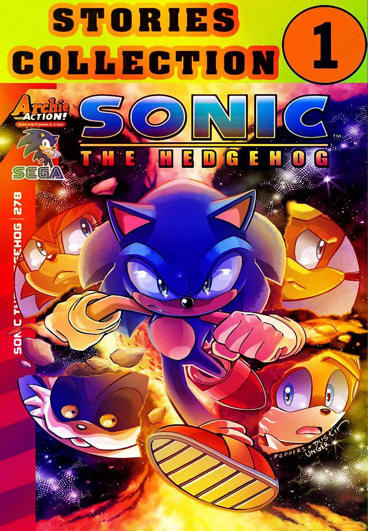Sonic Hedgehog Stories: Collection 1 Cartoon Comic Adventure Of Sonic ...